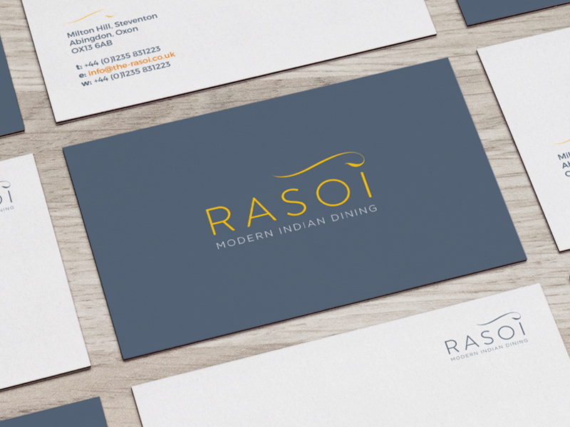 Rasoi - Modern Indian Dining - Branding & Logo Design Branding Project