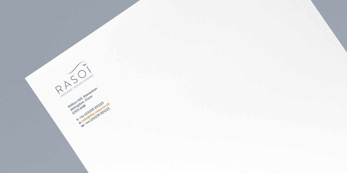 Rasoi - Modern Indian Dining - Branding & Logo Design Branding Project