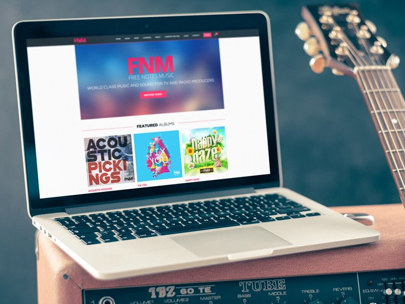 Beds & Beats - Production Music Library - Bespoke Web Design Project